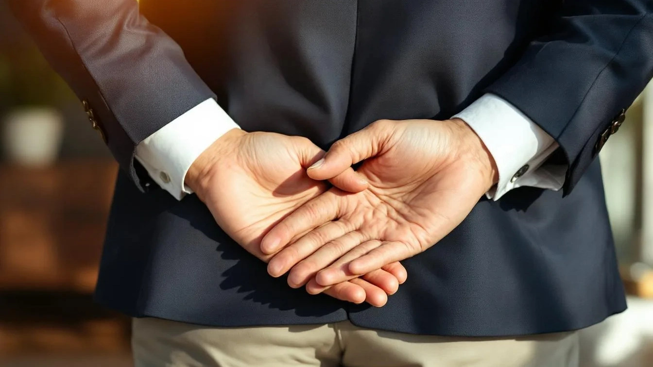 What your hands behind your back secretly reveal about you, a ...